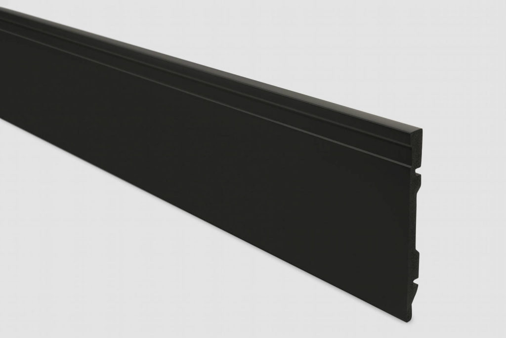 ATRIM ZÓCALO EPS MAXI LINE NEGRO 150 mm LARGO 2.5 m | Galería Viterra